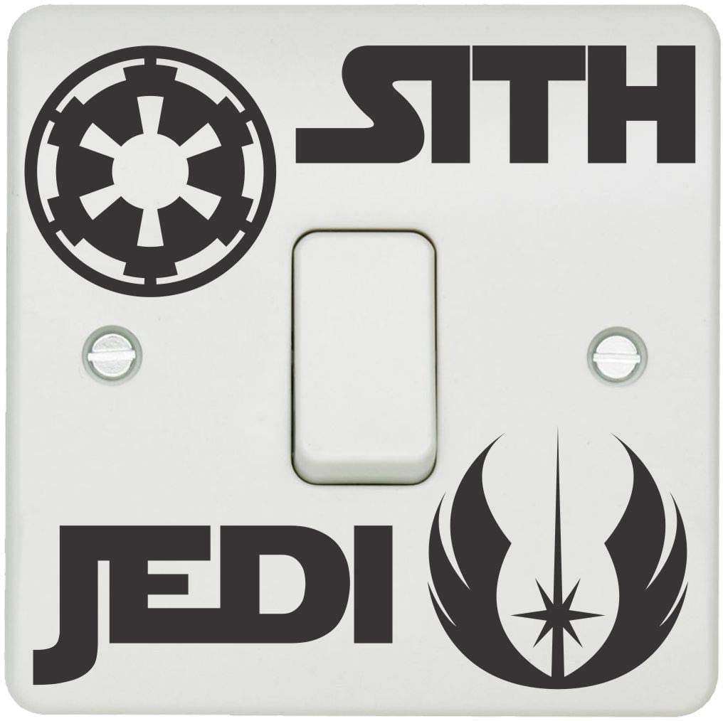 Star Wars / Jedi Style Light Switch Sticker – Sith Jedi (06) - Mr Decals