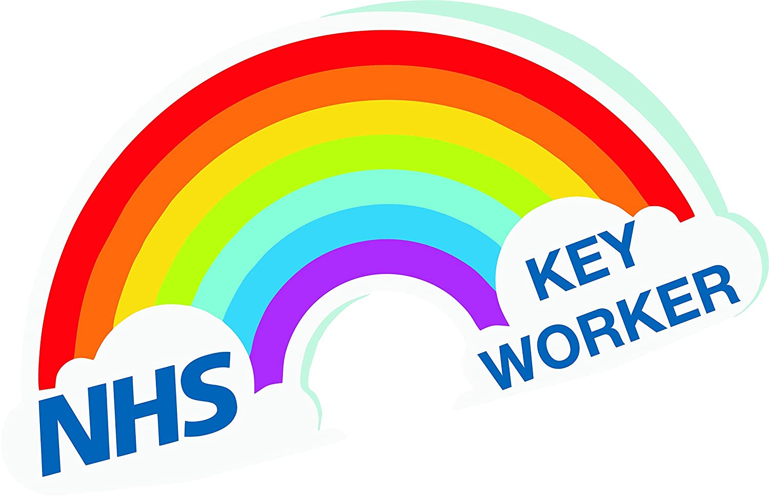 NHS Key Worker – Rainbow - Mr Decals