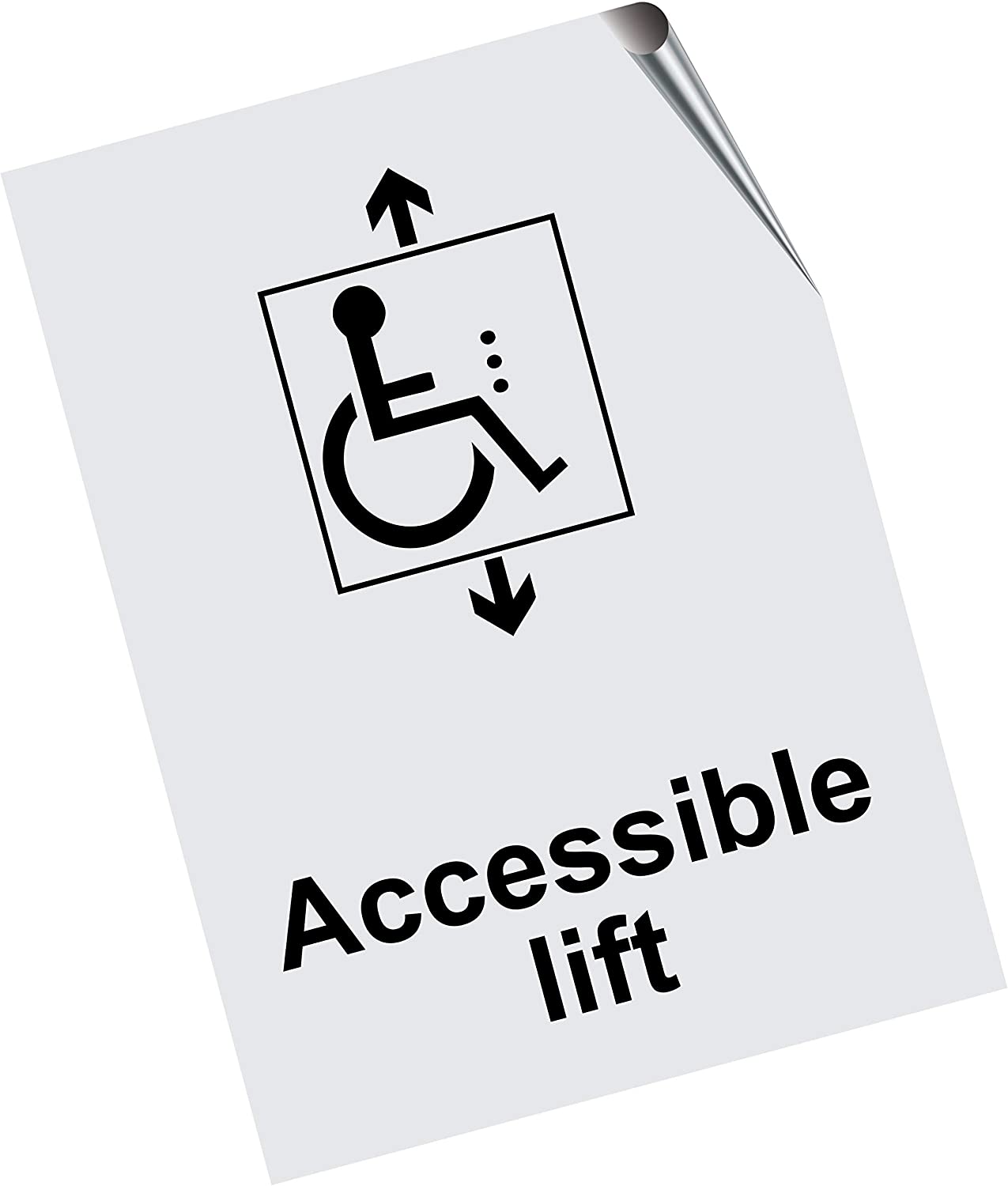 Accessible Lift Sticker – HS002 - Mr Decals