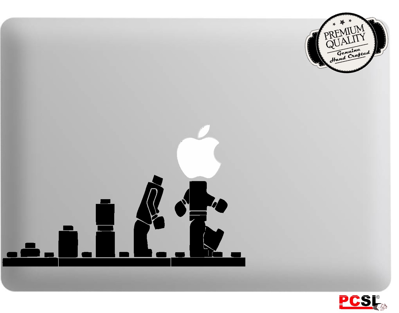 MacBook Decal – 022 – Lego Heads - Mr Decals