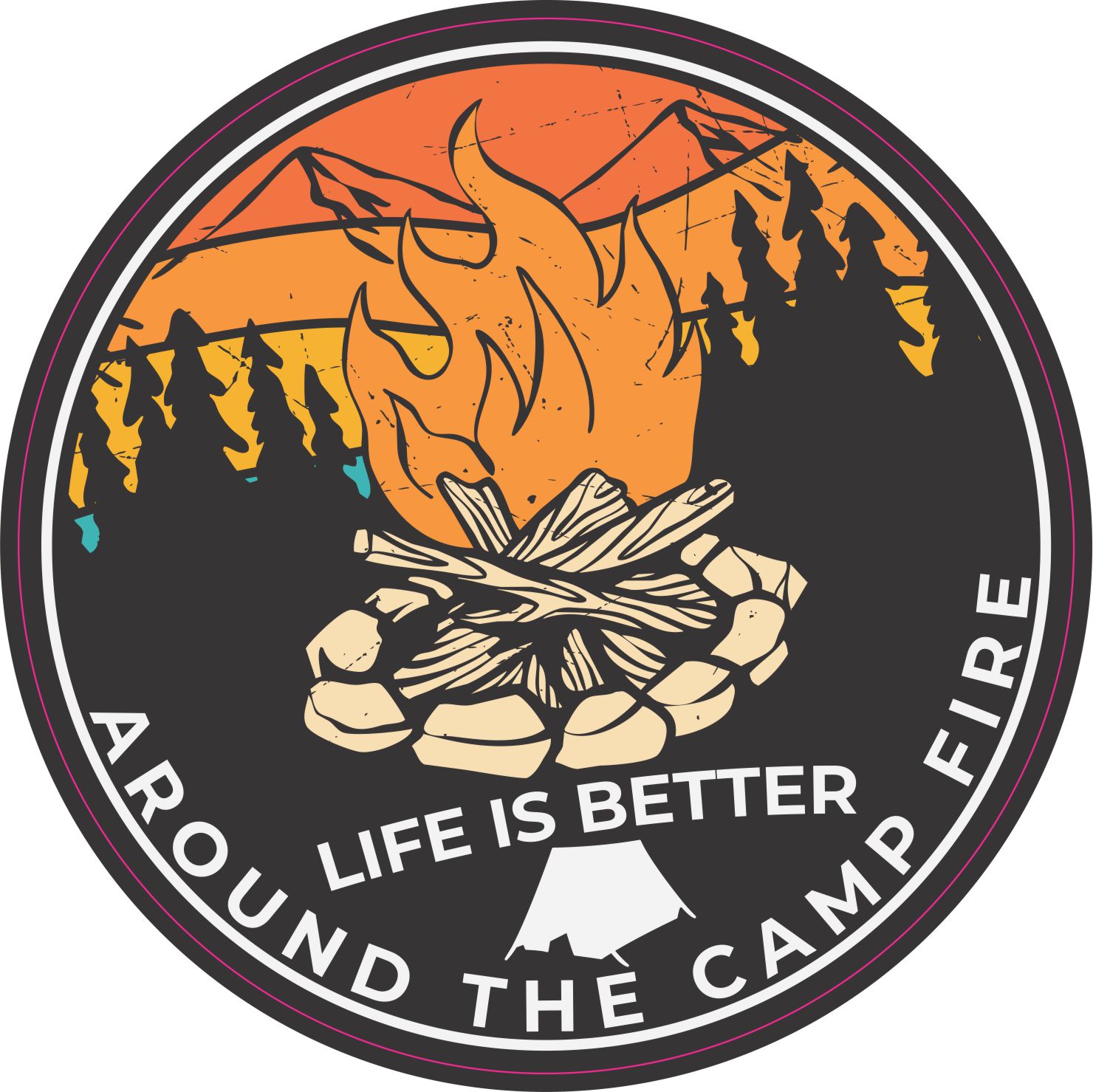 Van Life #11 – Life Is Better Around The Camp Fire - Mr Decals